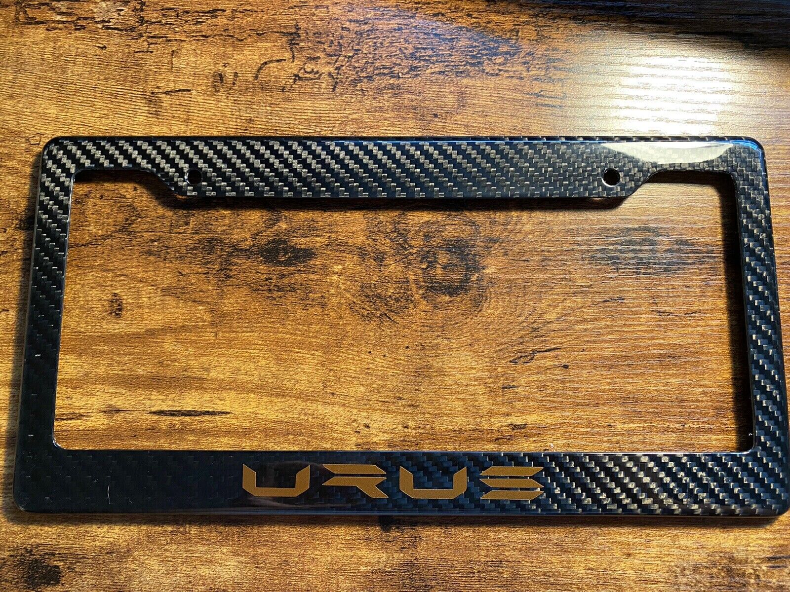 URUS Carbon Fiber License Plate Frame (Fits Lamborghini Models)