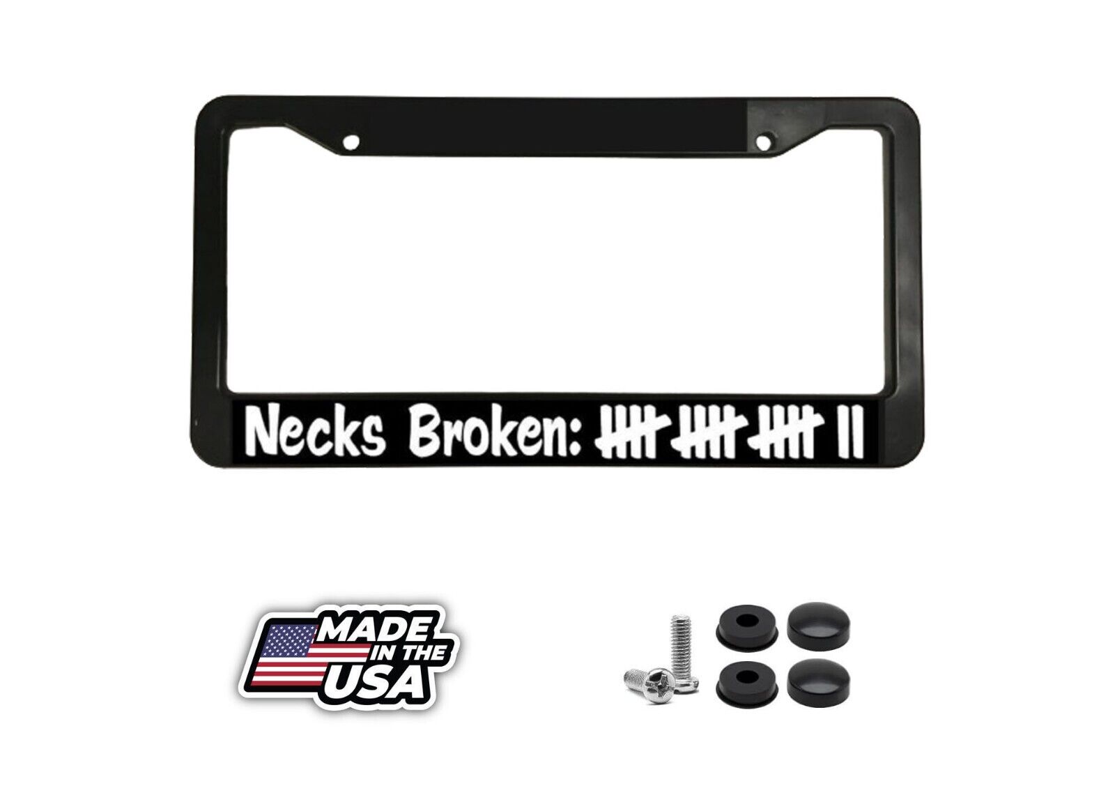 Necks Broken v8 Hellcat JDM Drift Turbo Drag Import Race Car License ...