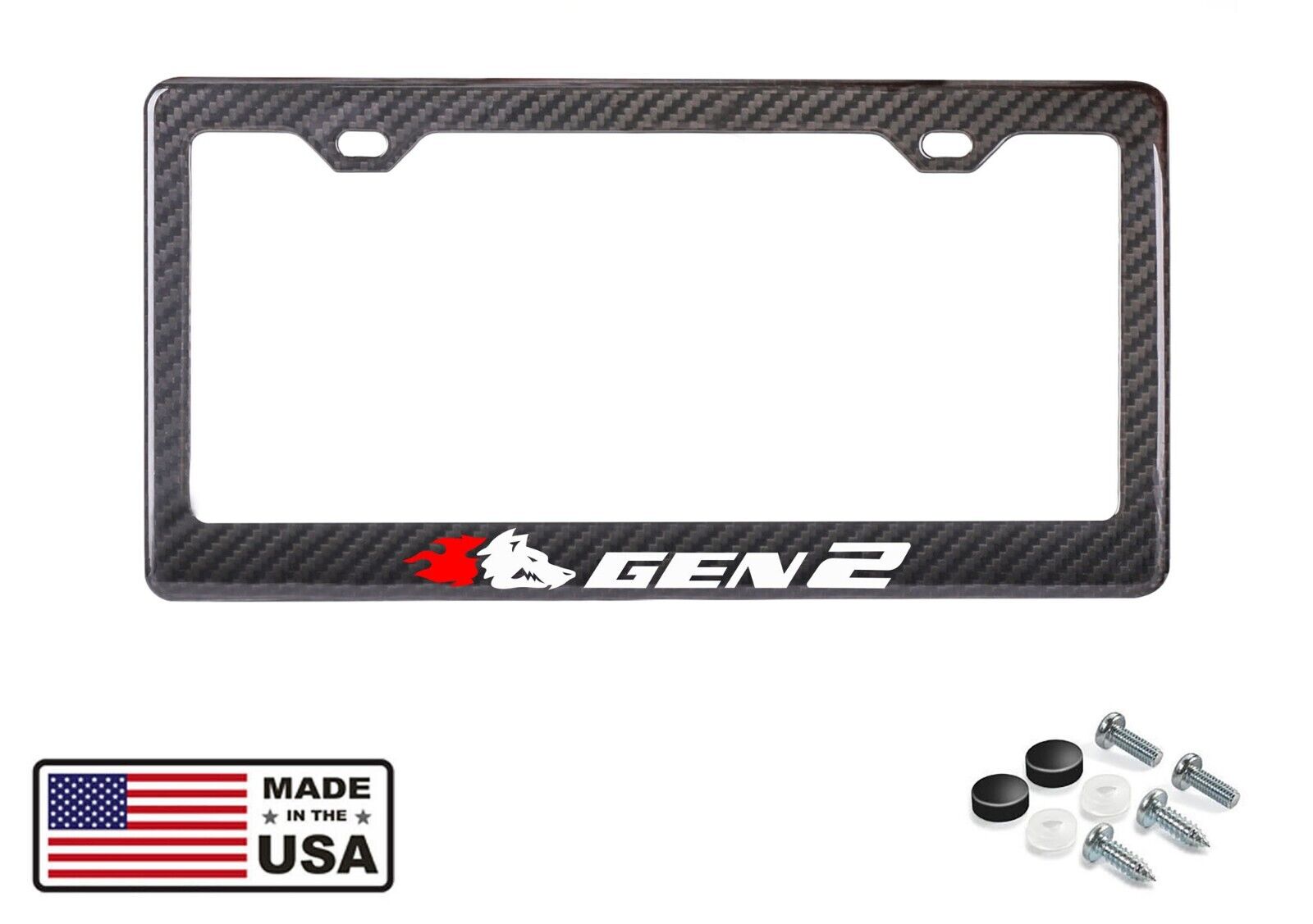 Coyote Ford Mustang 5.0 GT Gen 2 Logo 100% Premium Carbon Fiber Cover ...