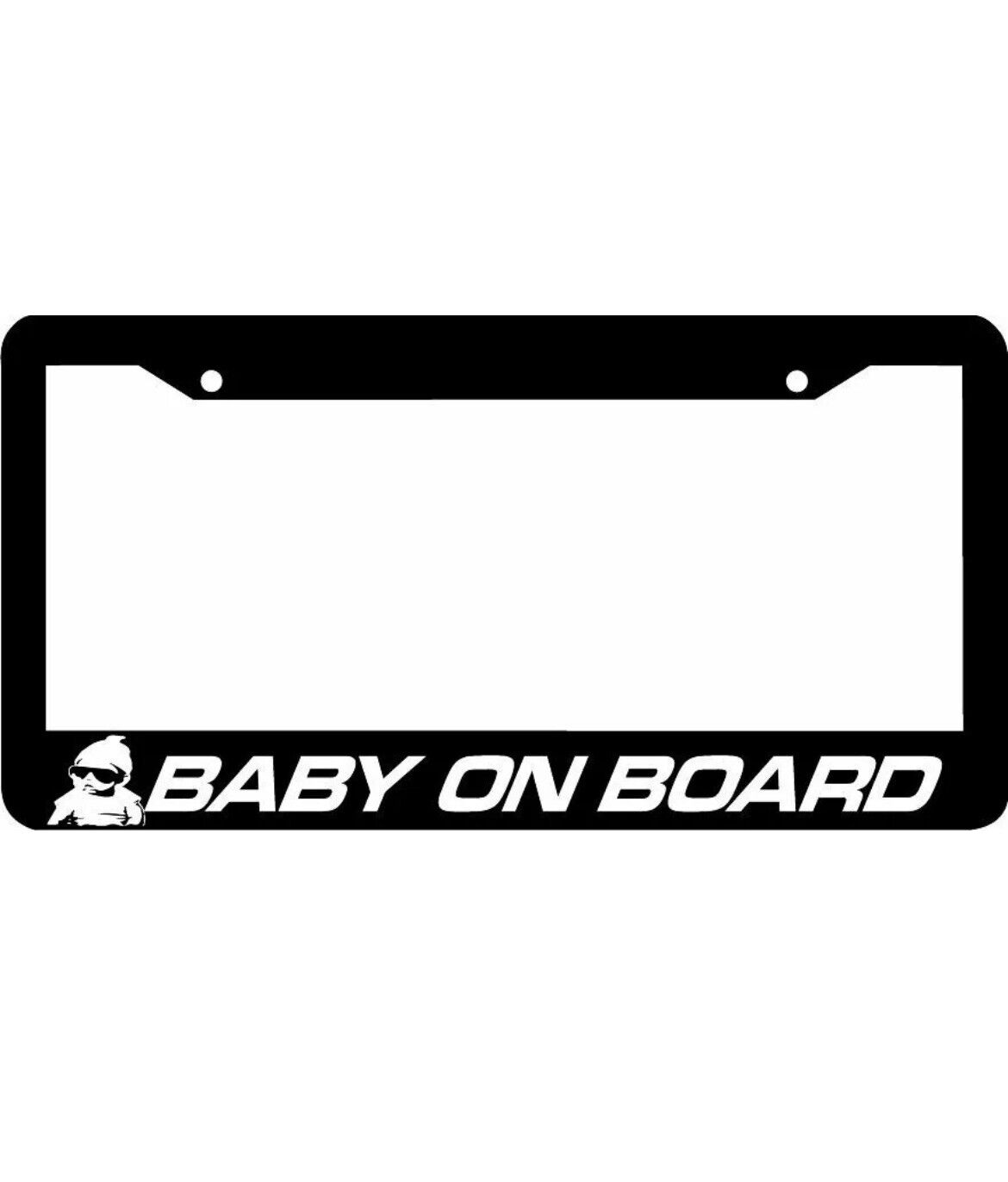 Baby on Board Carlos Hangover funny License Plate Frame