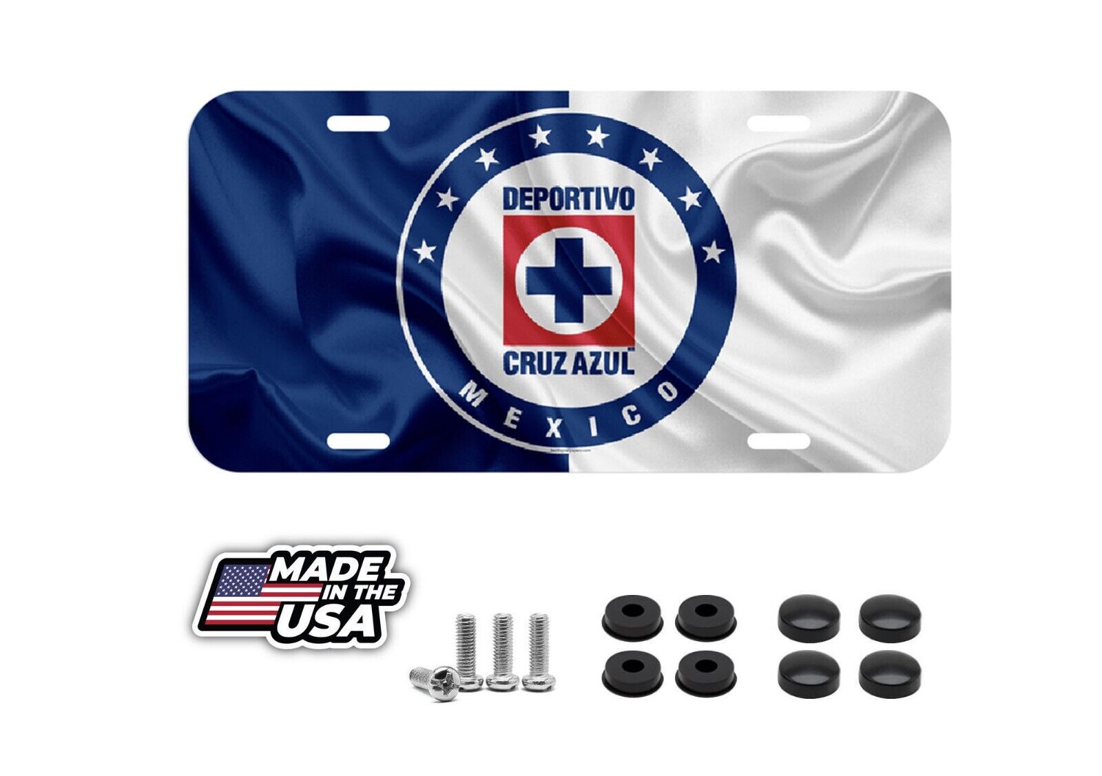Cruz Azul Mexican Soccer Futbol Mexico Vehicle License Plate Auto Car ...