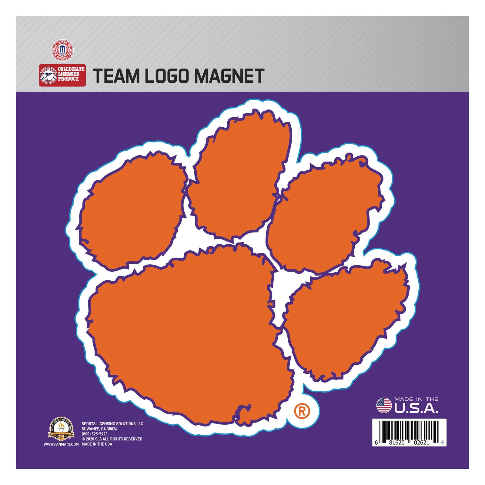 NCAA Clemson Tigers Large Team Logo Magnet Car Truck – License Plate Frame