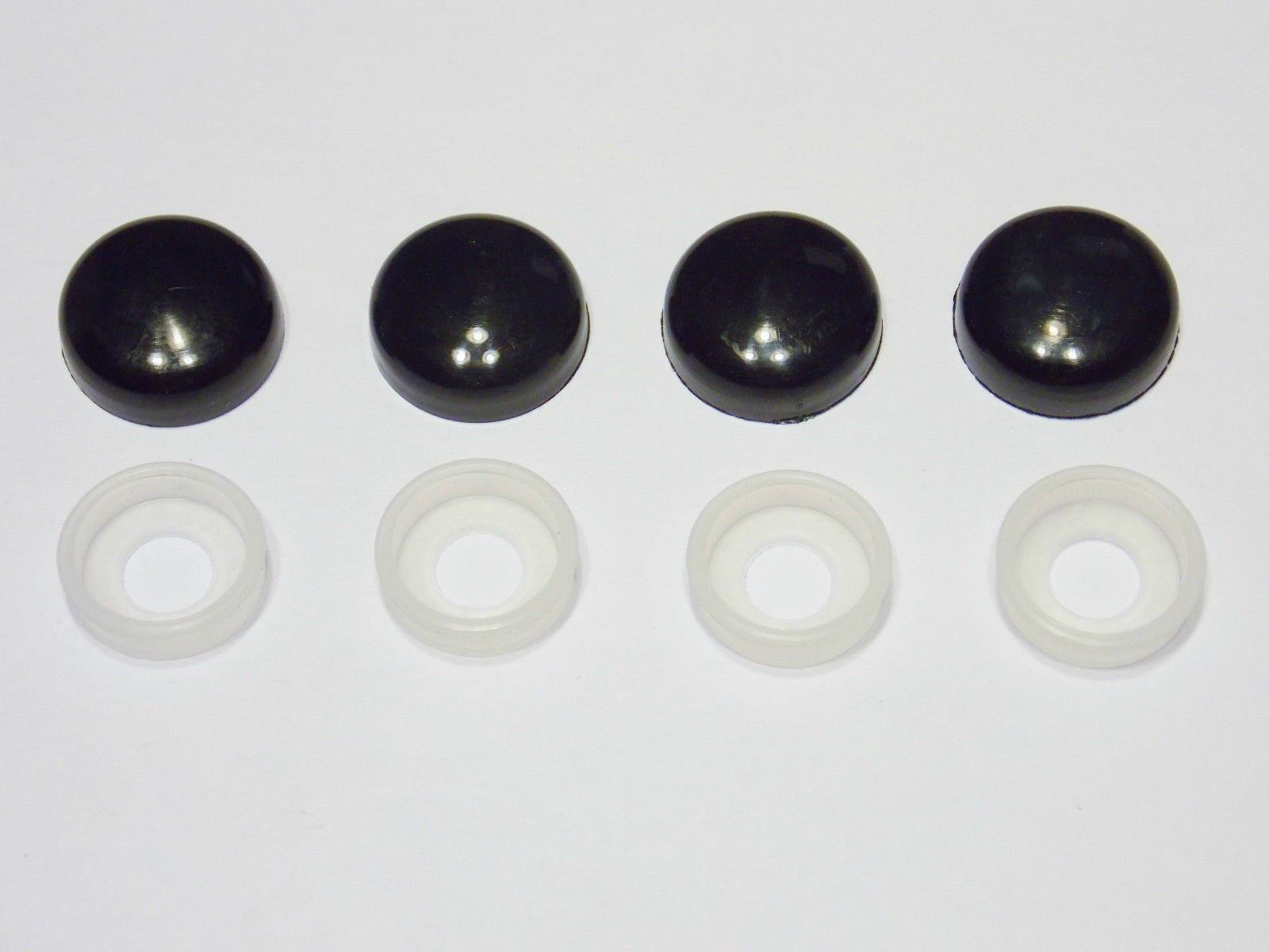 License Plate Security Screw Cap Covers - Gloss Black – License Plate Frame