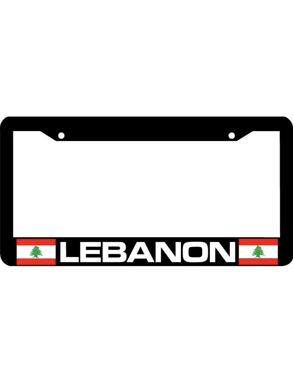 LEBANON FLAG License Plate Frame