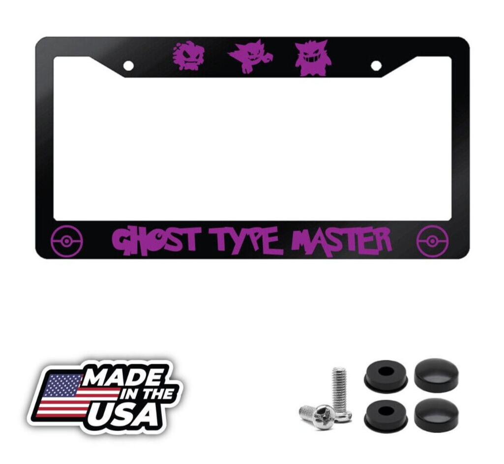 Ghastly Ghost Type Master High Quality Glossy Black Plastic Frame ...