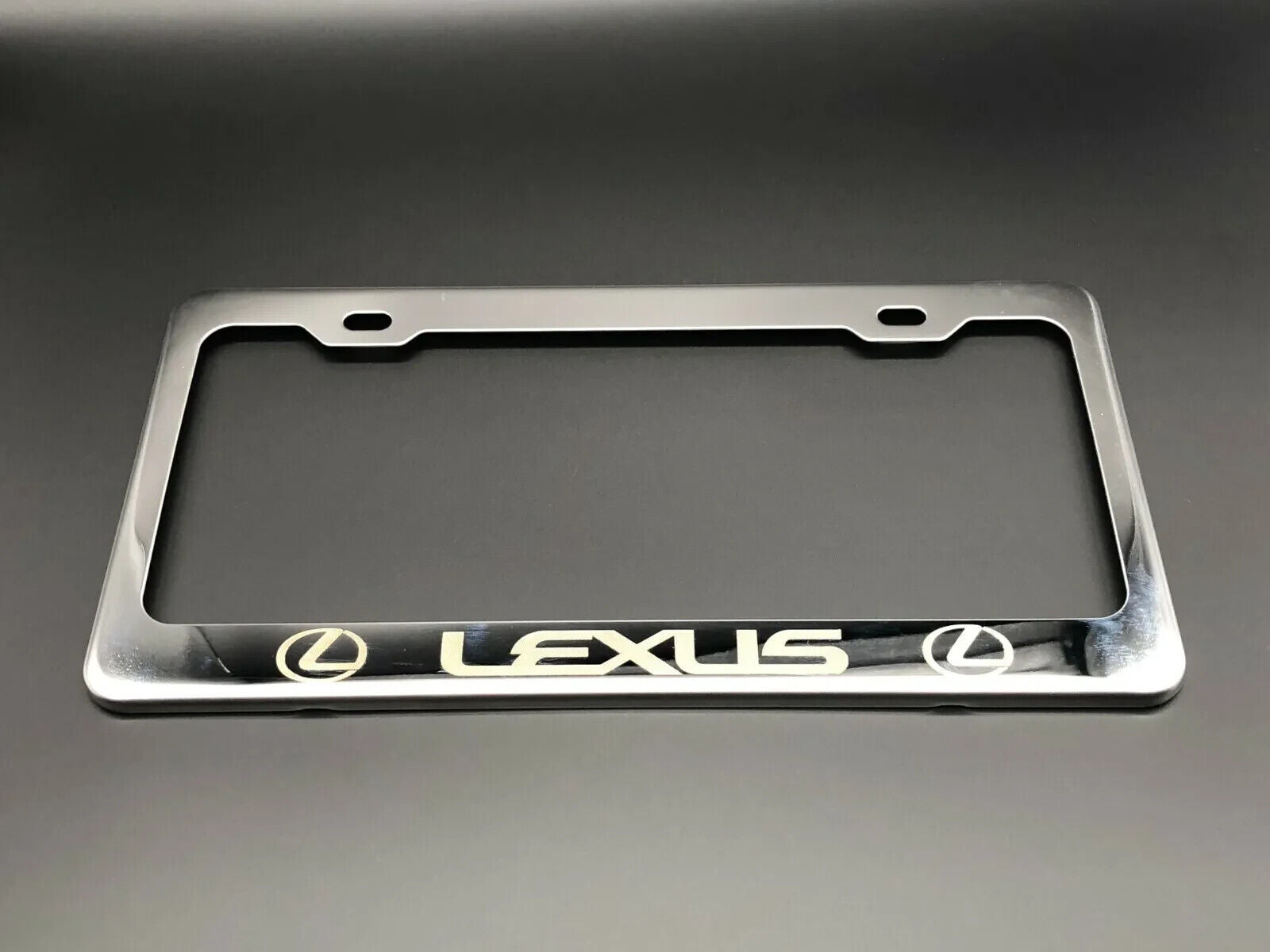 LEXUS LICENSE PLATE FRAME Heavy Duty Stainless Steel with Laser ...