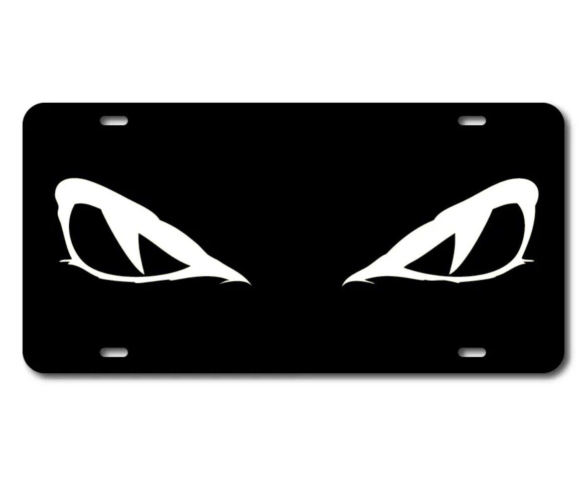 Evil Eyes Viper Snake Vanity License Plate Tag – License Plate Frame