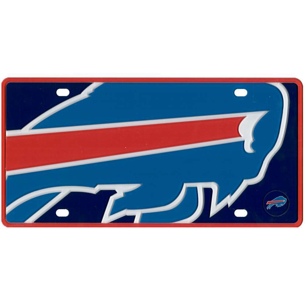 NFL Buffalo Bills Full Color Mega Inlay License Plate – License Plate Frame