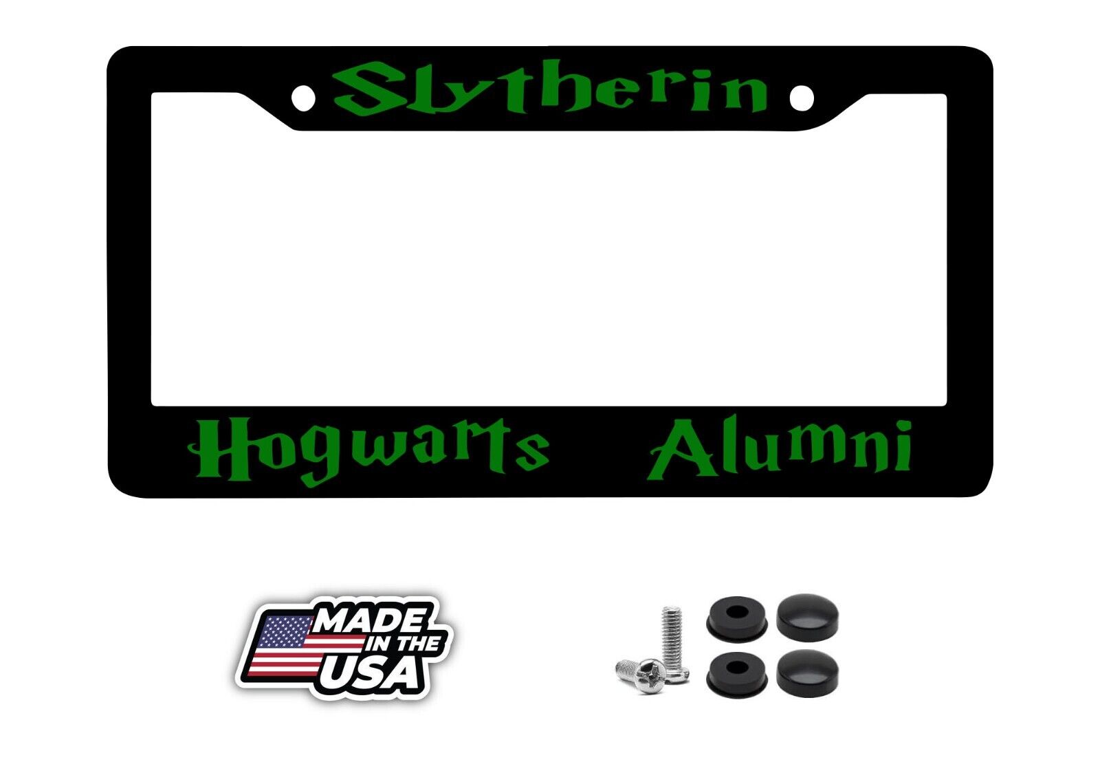Slytherin for Hogwarts Alumni Harry Potter Glossy Black License Plate ...