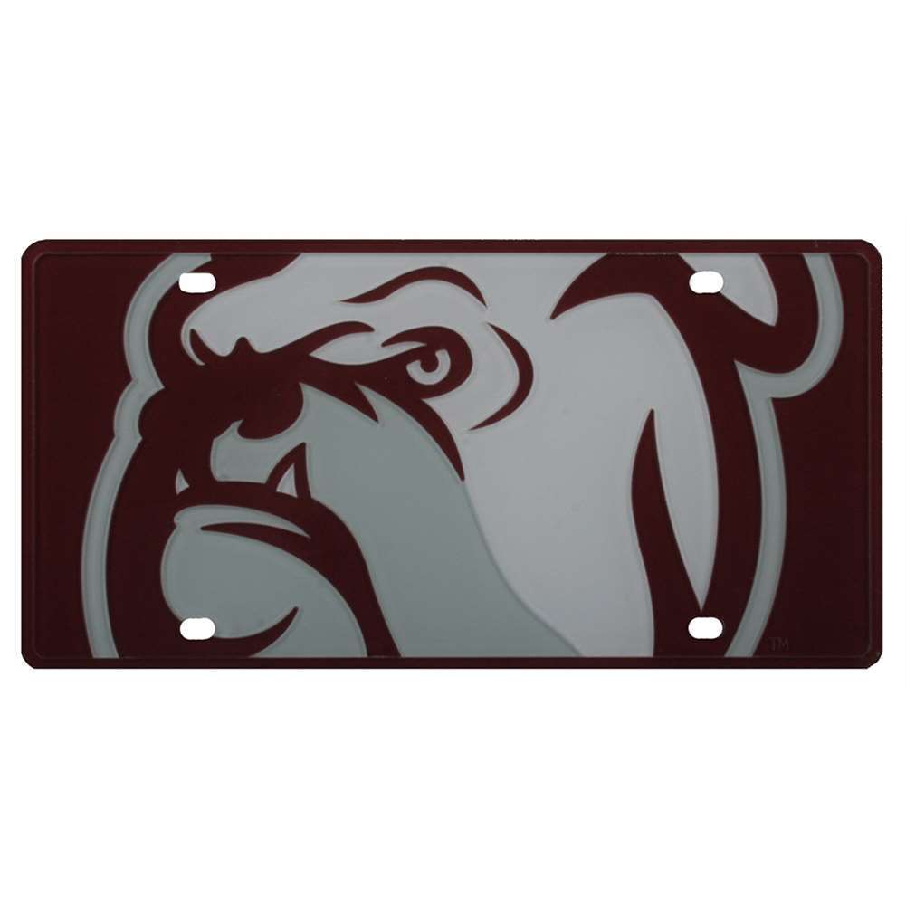 NCAA Mississippi State Bulldogs Full Color Mega Inlay License Plate ...