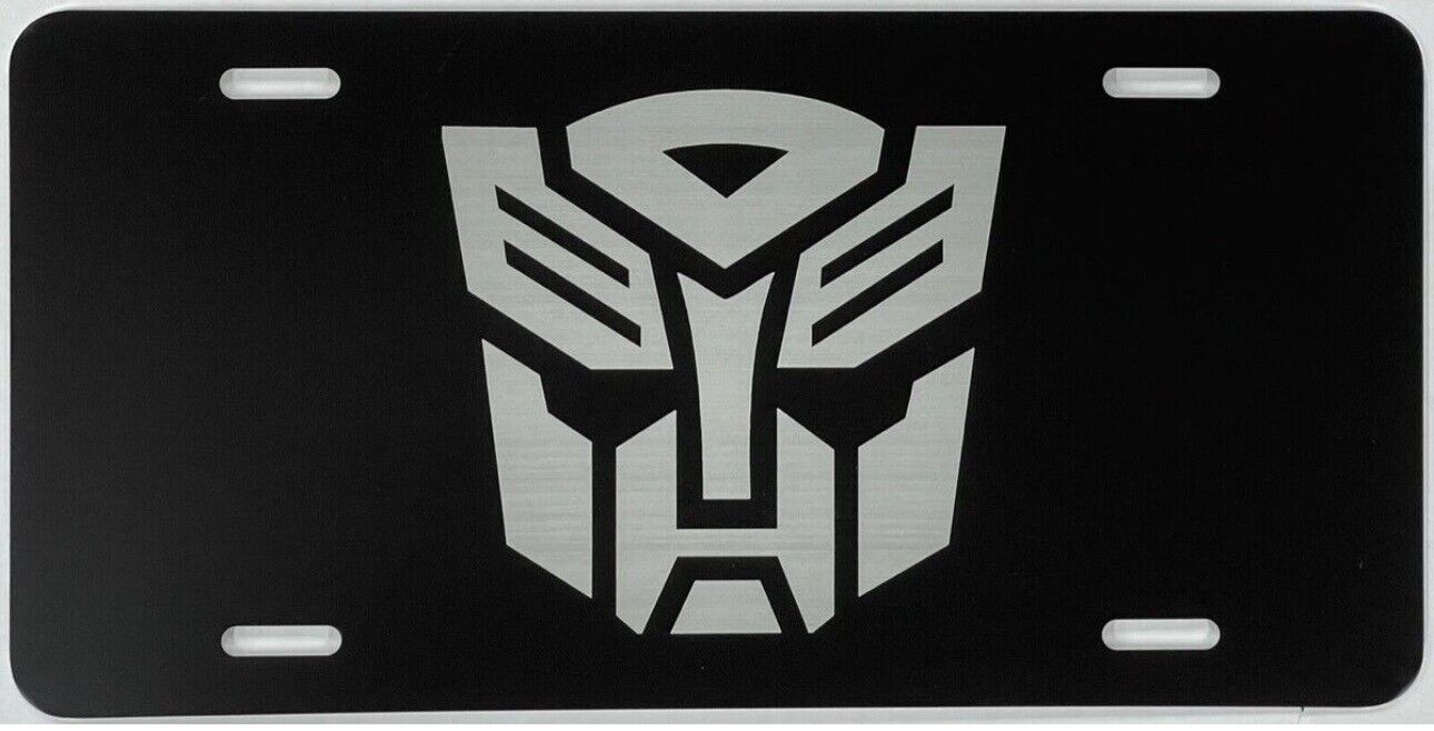 Transformers Autobot Logo Laser Engraved License Plate Car Tag Gift ...