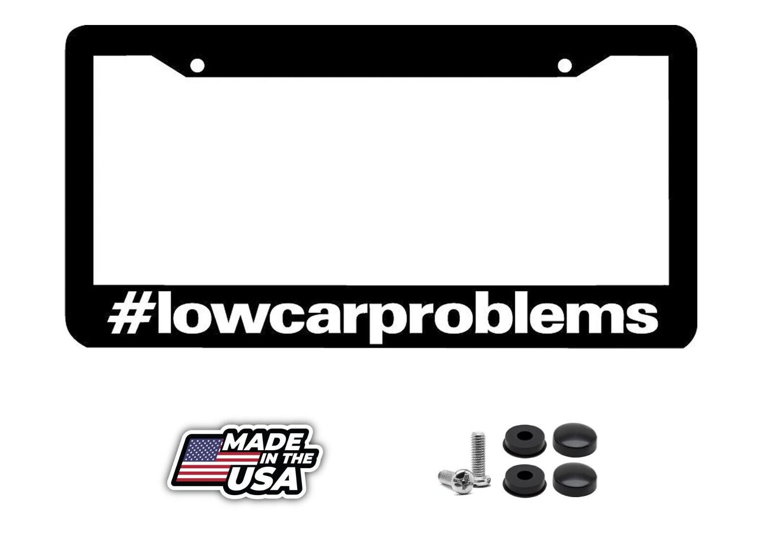 #lowcarproblems lowered hashtag low jdm JDM License Plate Frame