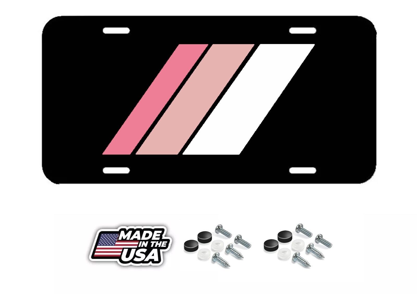 Toyota Retro Plate metal novelty vanity license Pink black plate ...