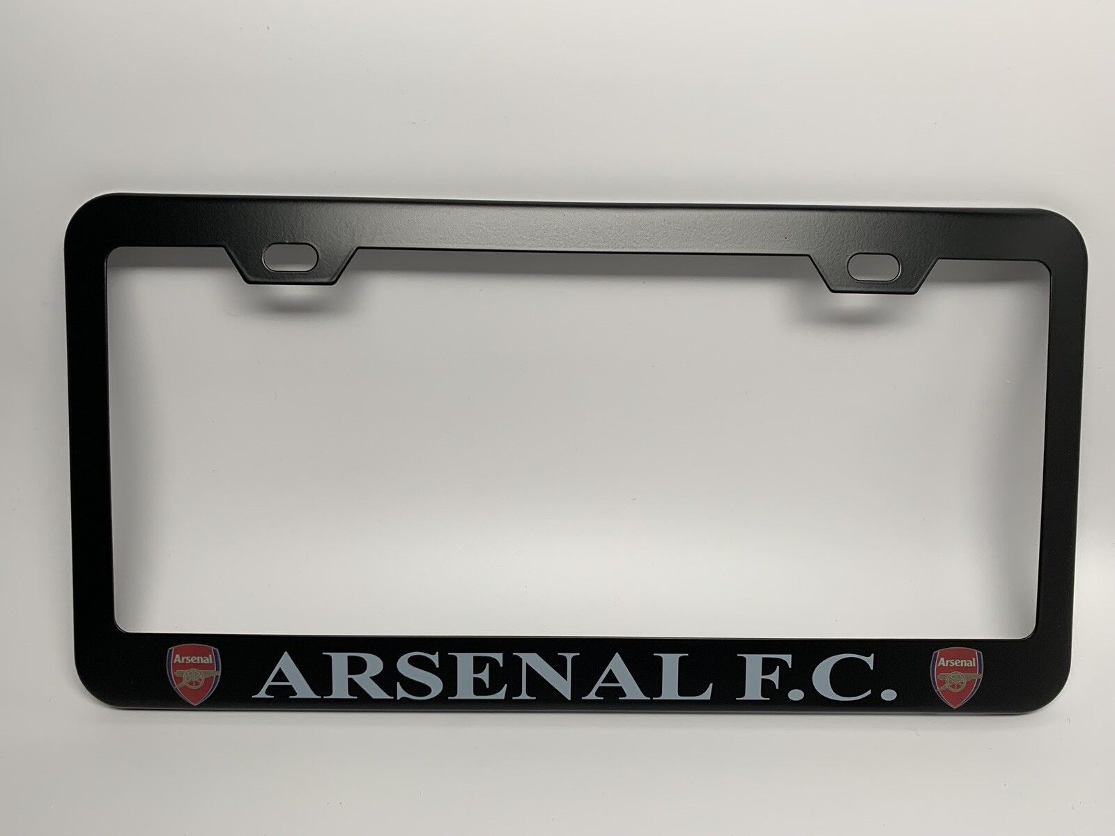Black "ARSENAL F.C." License Plate Frame