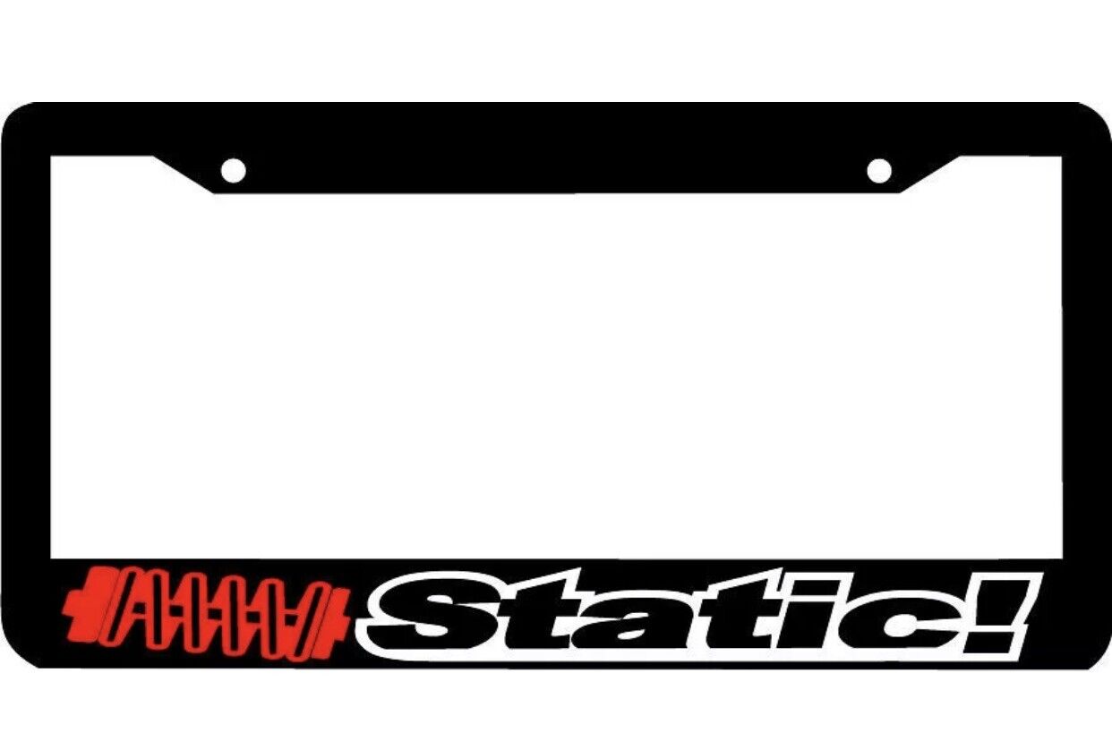 STATIC stance bagged lowered lol funny wakaba jdm License Plate Frame