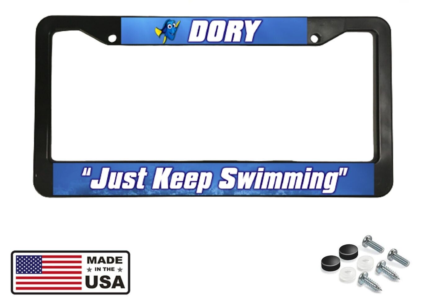 Just Keep Swimming Dory Nemo Ocean Inspiration Courage Car License ...