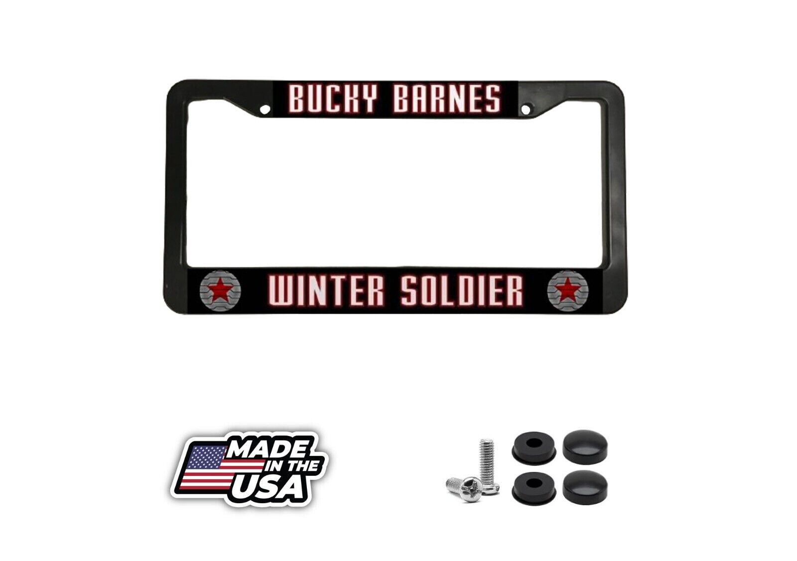 for Winter Soldier Fans Bucky Barnes Winter Soldier Hero License Plate ...