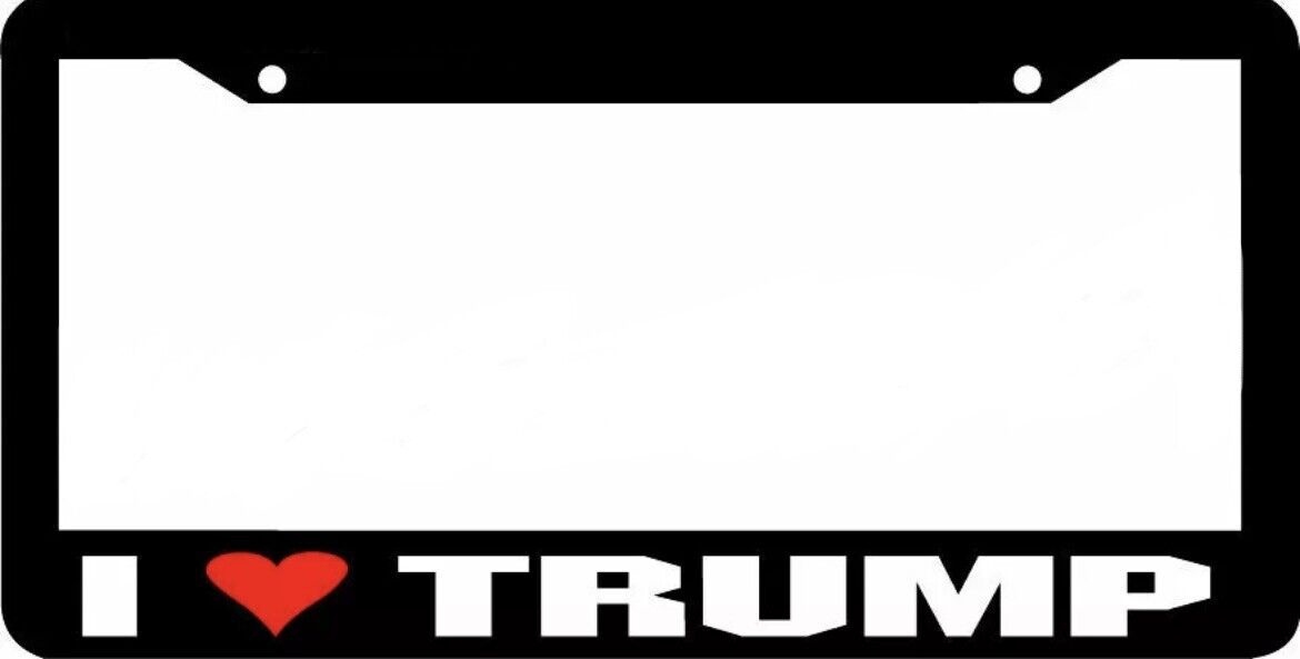 I LOVE TRUMP License Plate Frame