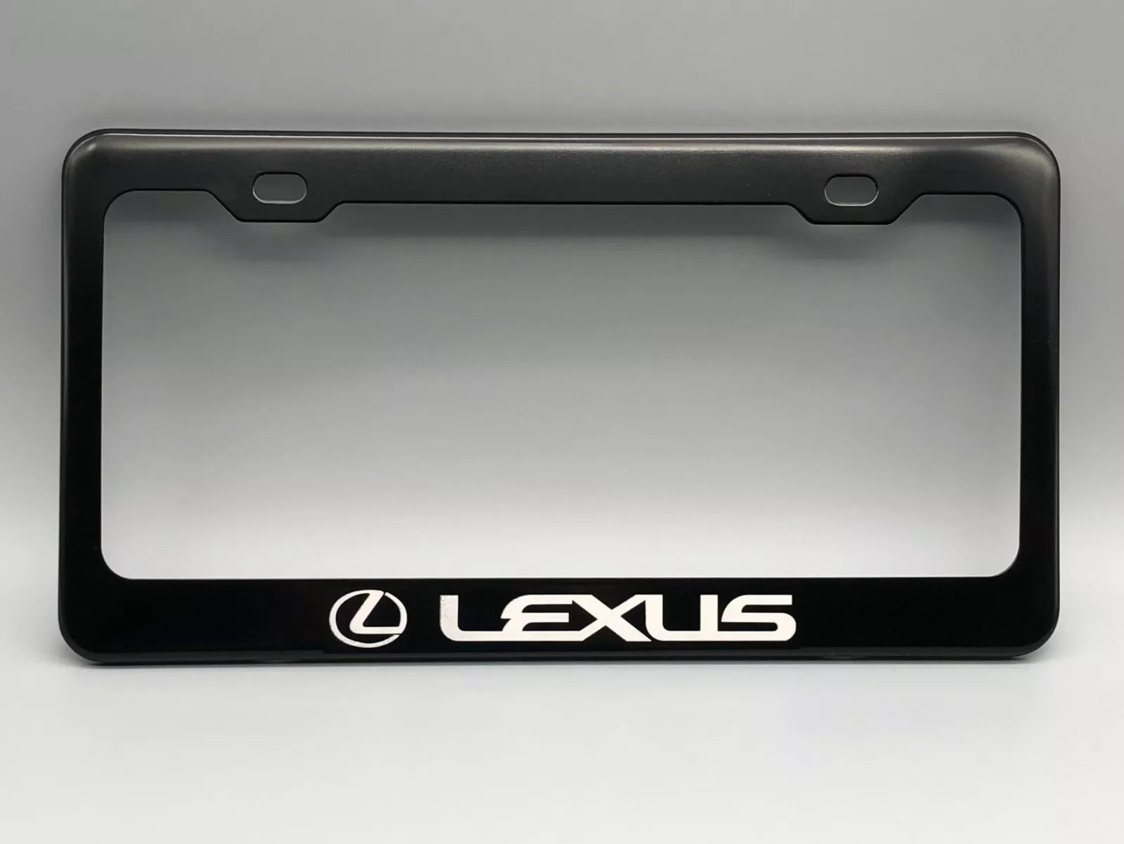 Lexus License Plate Frame Laser Engraved Black Coated Aluminum, L0001 ...