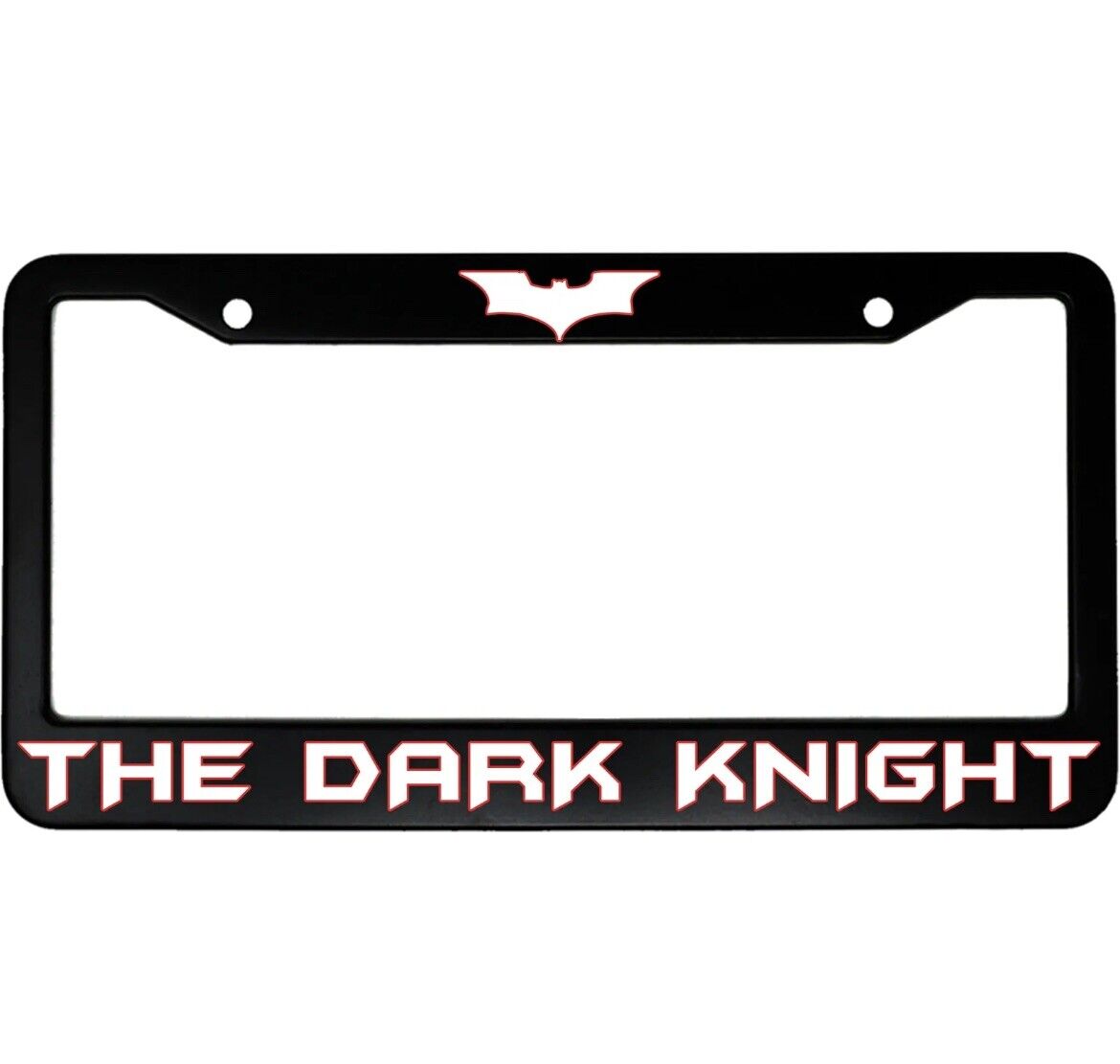 The Dark Knight Batman (w/ Bat Symbol) Aluminum Car License Plate Frame
