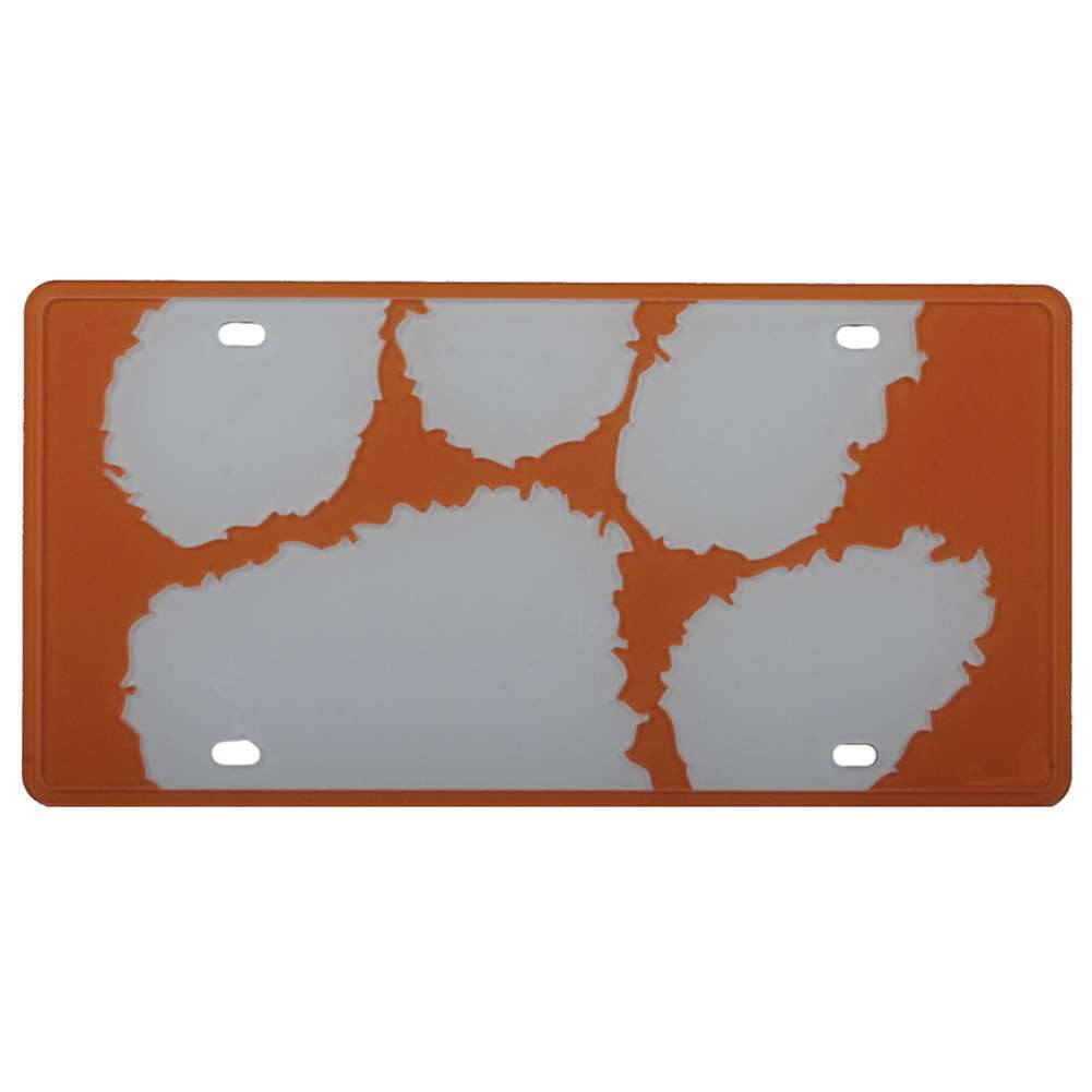 NCAA Clemson Tigers Full Color Mega Inlay License Plate – License Plate ...