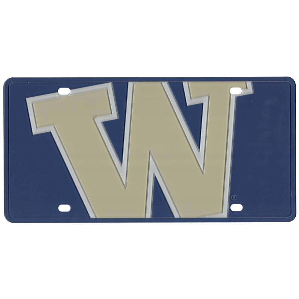 NCAA Washington Huskies Full Color Mega Inlay License Plate – License ...