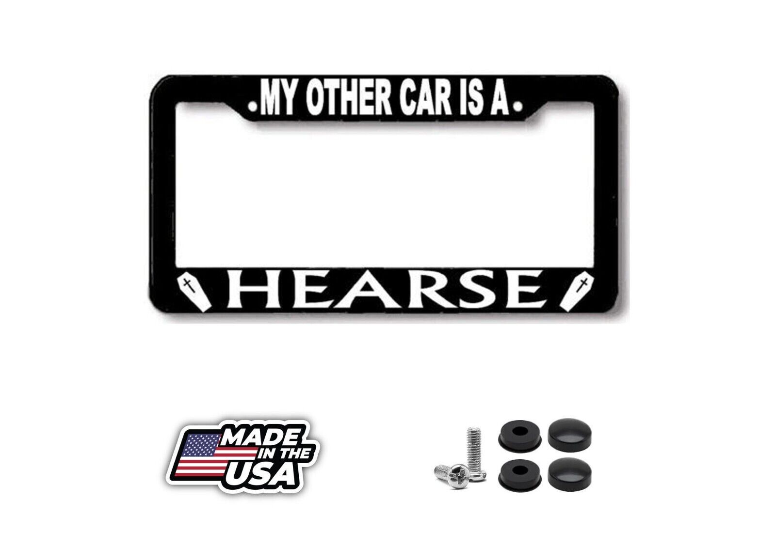 My other car is a HEARSE License Plate Frame