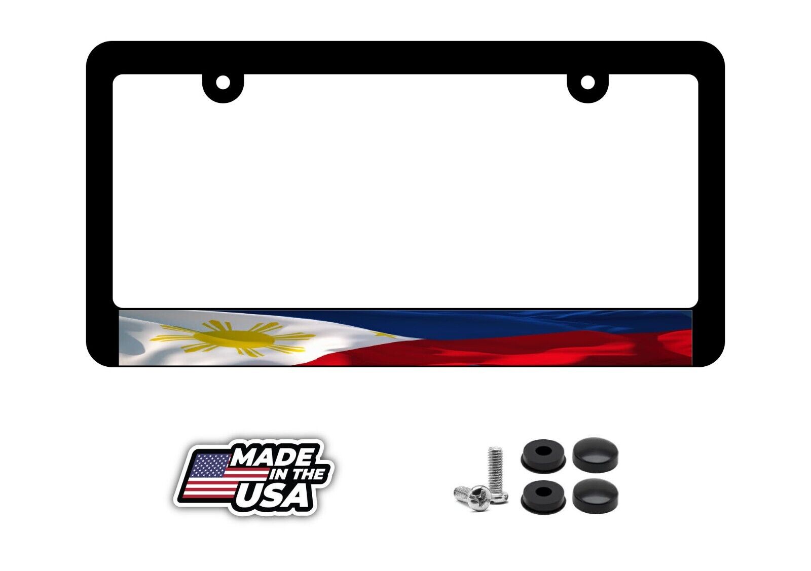 Philippines Philippine Filipino Flag Wavey Car Truck License Plate ...