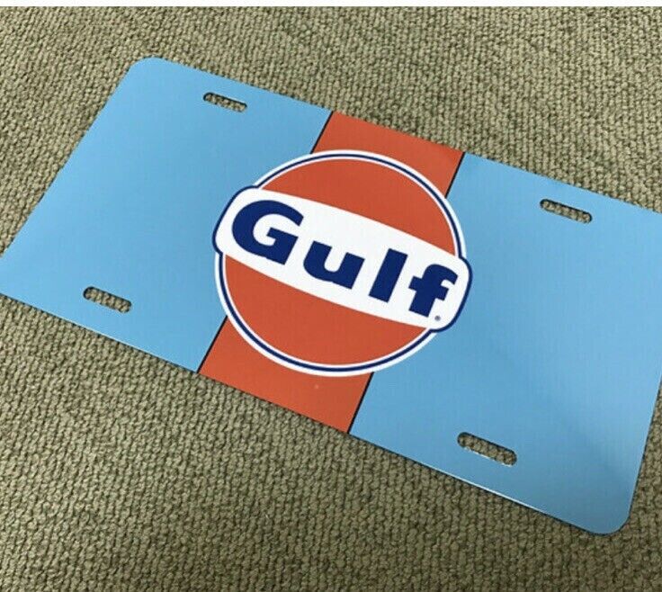 Gulf Gt Racing Reproduction License Plate – License Plate Frame