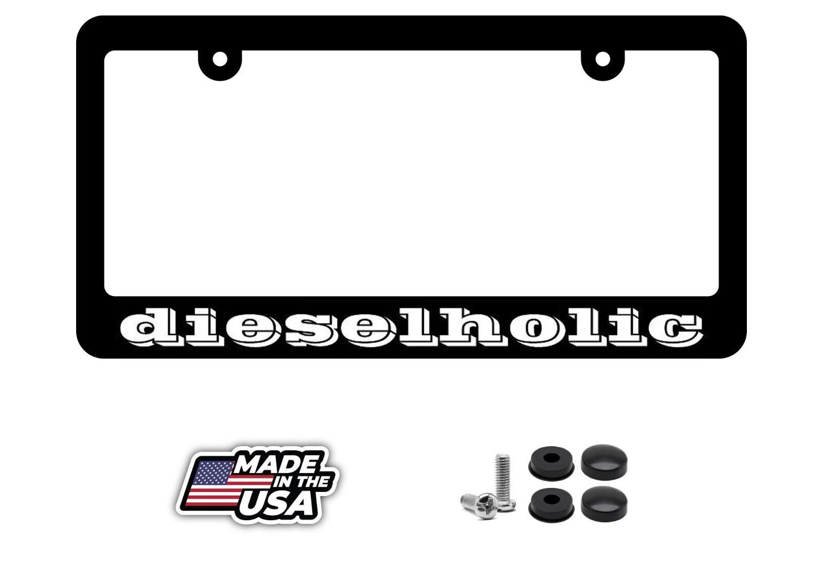 DIESELHOLIC diesel 4x4 License Plate Frame