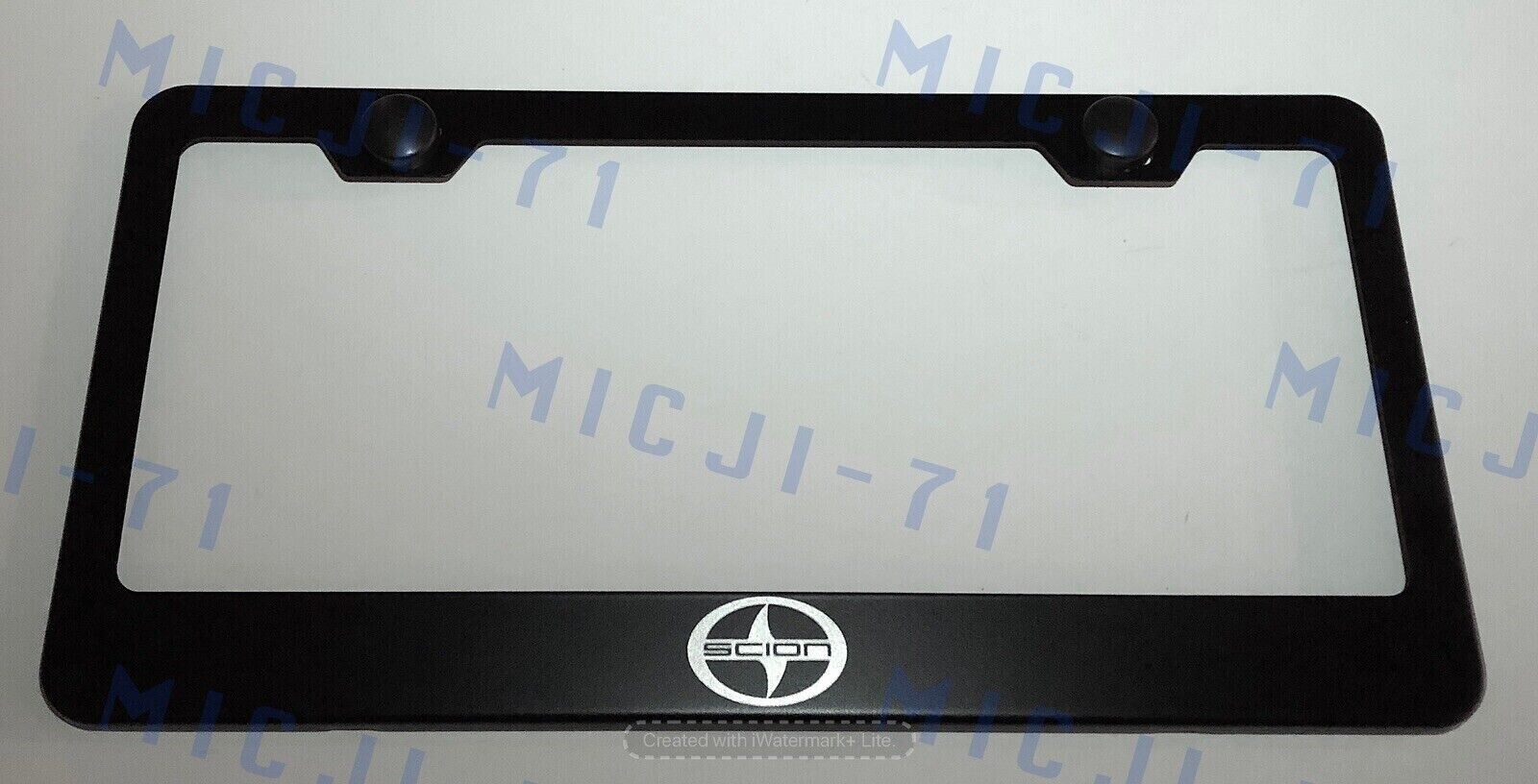 Scion Laser Engraved Etched Stainless License Plate Holder Frame ...