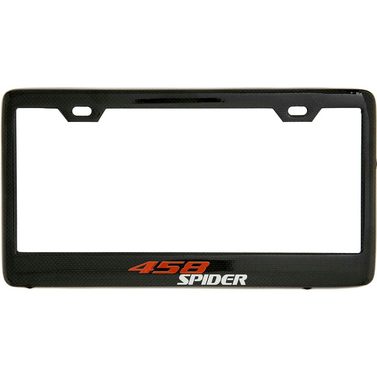 Real Carbon Fiber FERRARI License Plate Frame 458 F12 SPYDER SCUDERIA