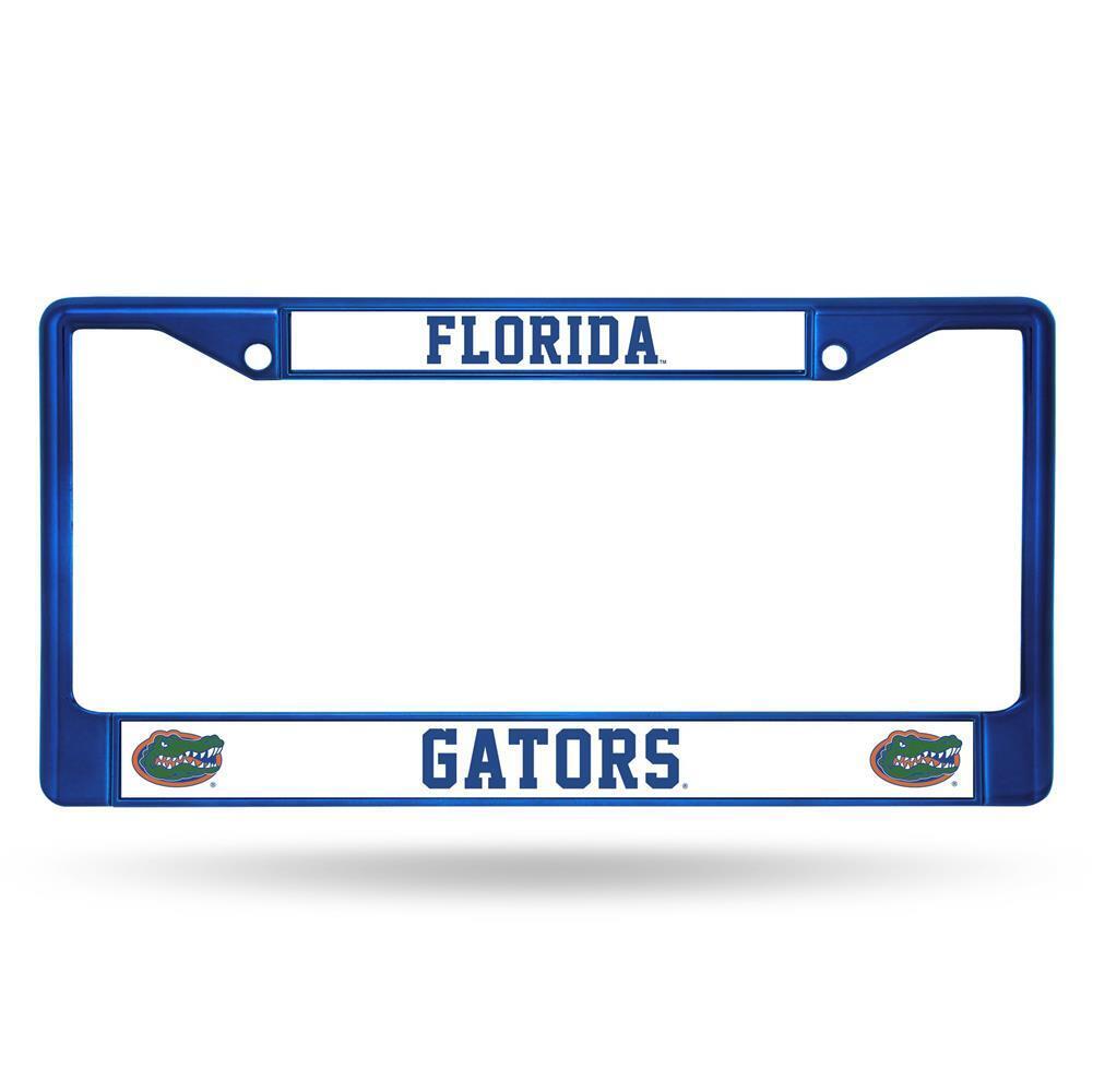 NCAA Florida Gators Team Color Chrome License Plate Frame