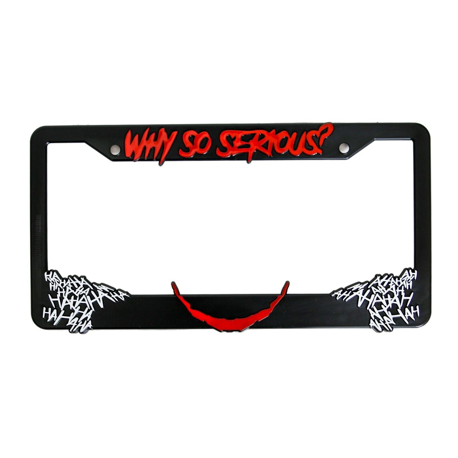 The Joker "Why So Serious" License Plate Frame – Frame for License Plate