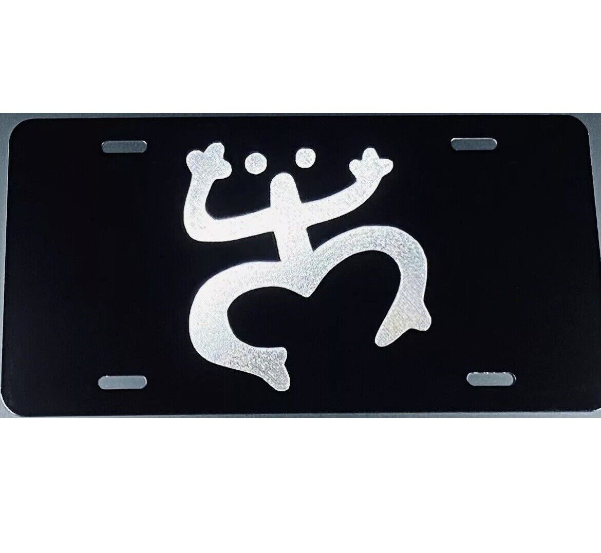 Coqui Puerto Rico Frog Car Tag Engraved Etched Black Aluminum License ...