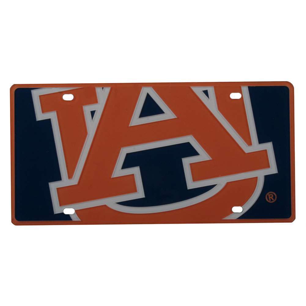 NCAA Auburn Tigers Full Color Mega Inlay License Plate – License Plate ...
