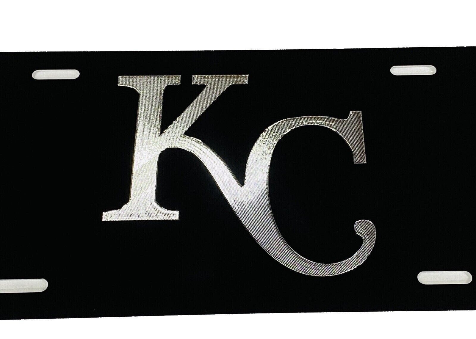ENGRAVED Kansas City Royals Fan Car Tag Diamond Etched Aluminum License ...