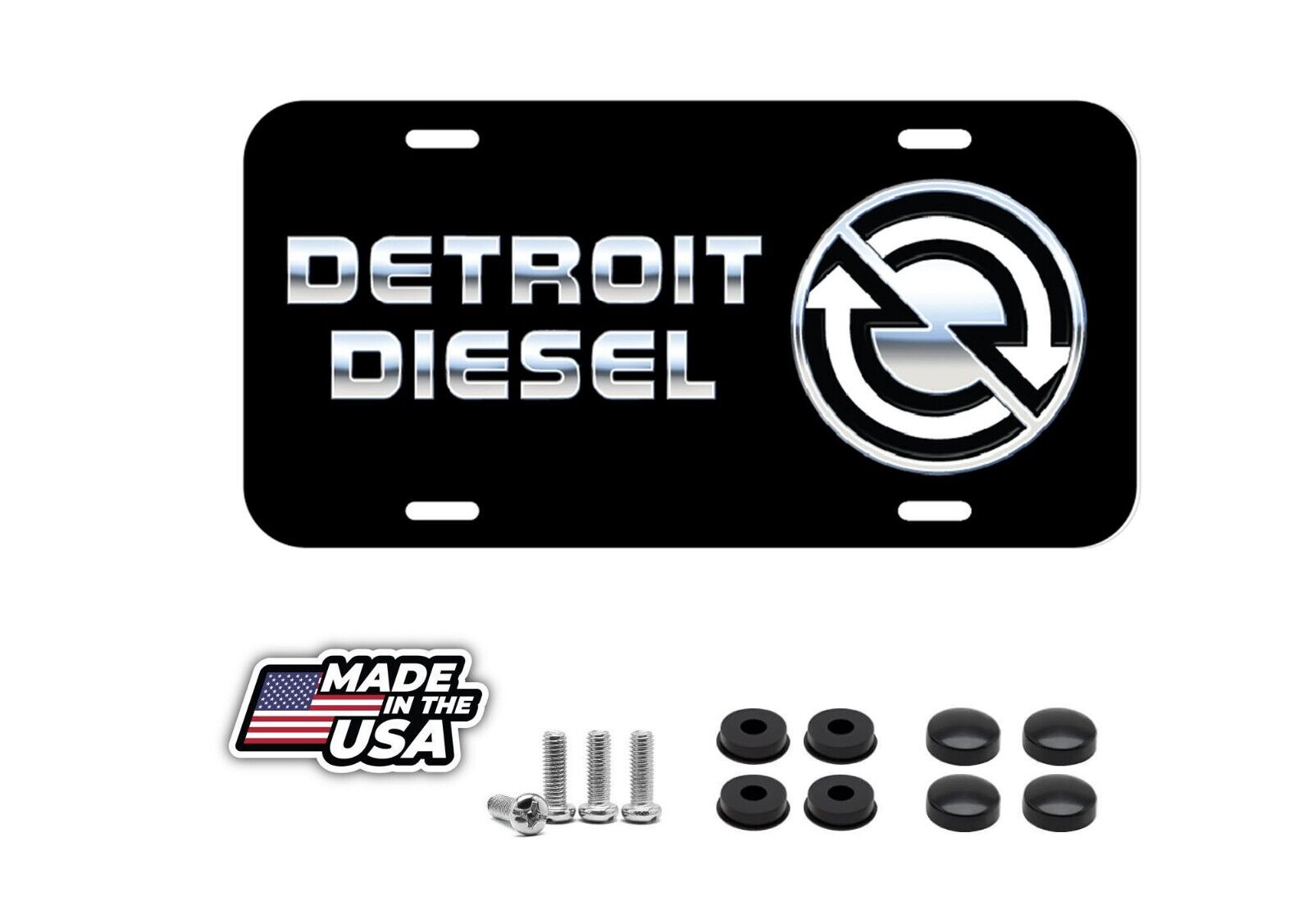 Detroit Diesel Vehicle License Plate Truck Auto Tag NEW – License Plate ...