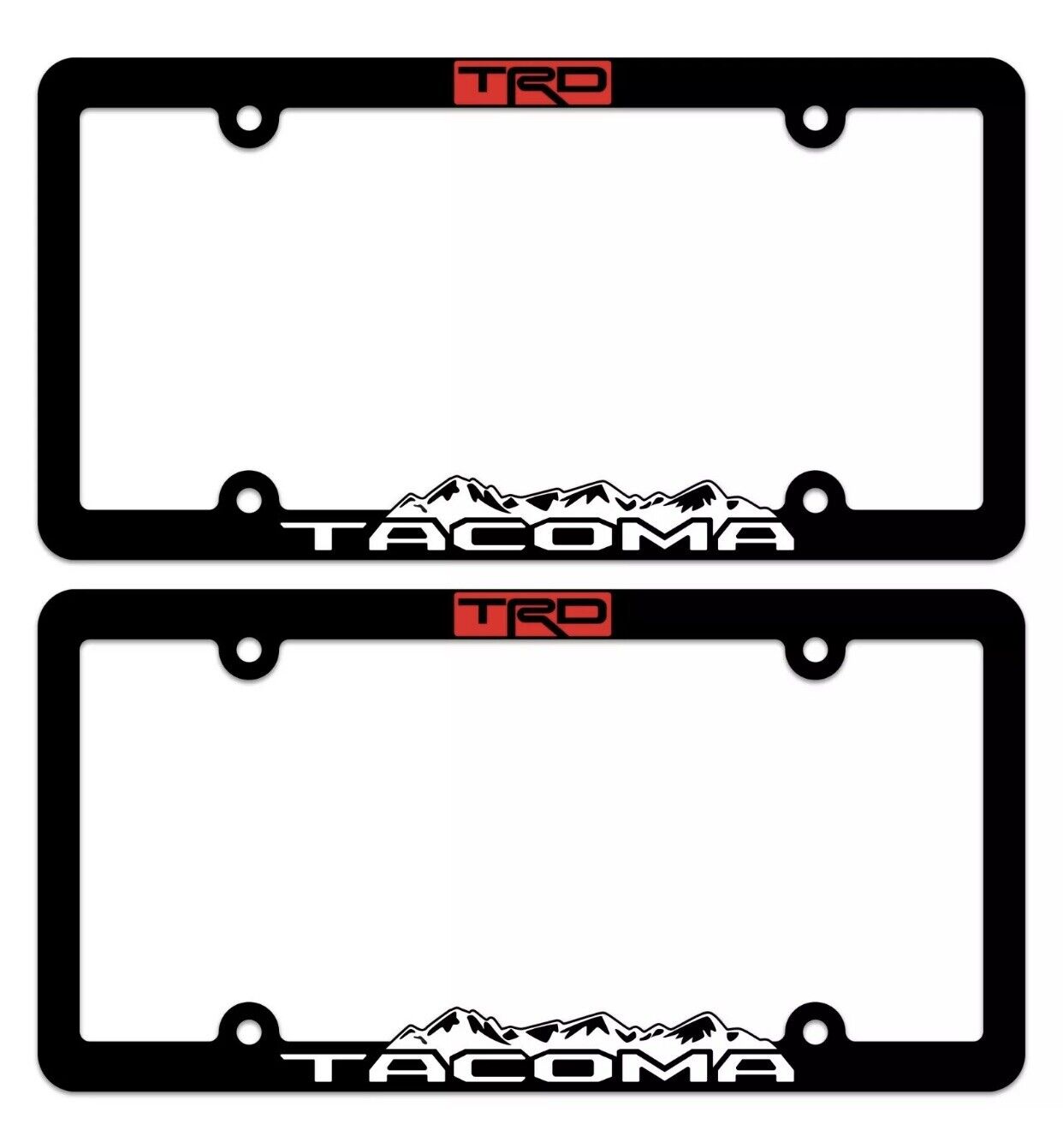 Toyota Tacoma TRD Custom License Plate Frames TRD Offroad Tacoma 4x4 taco