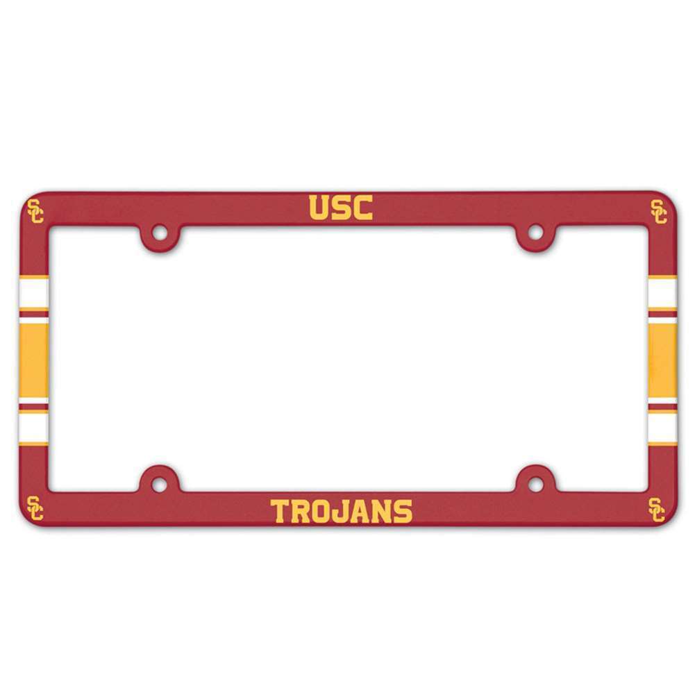 NCAA USC Trojans Plastic License Plate Frame