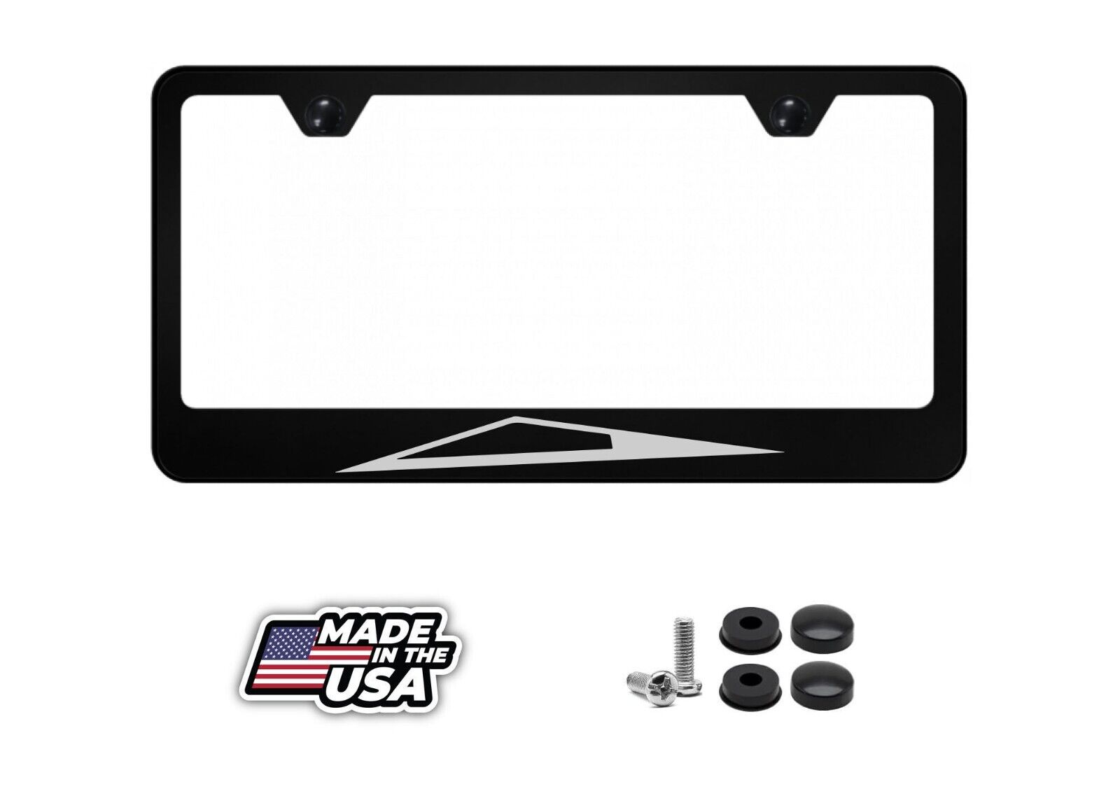 Tesla Cybertruck Silhouette Stainless Steel License Plate Frame Holder