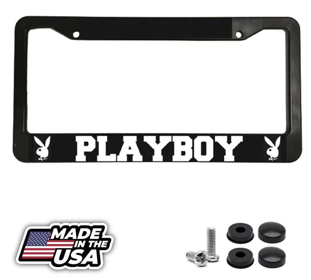 For Play boy Fans Model License Plate Frame NEW