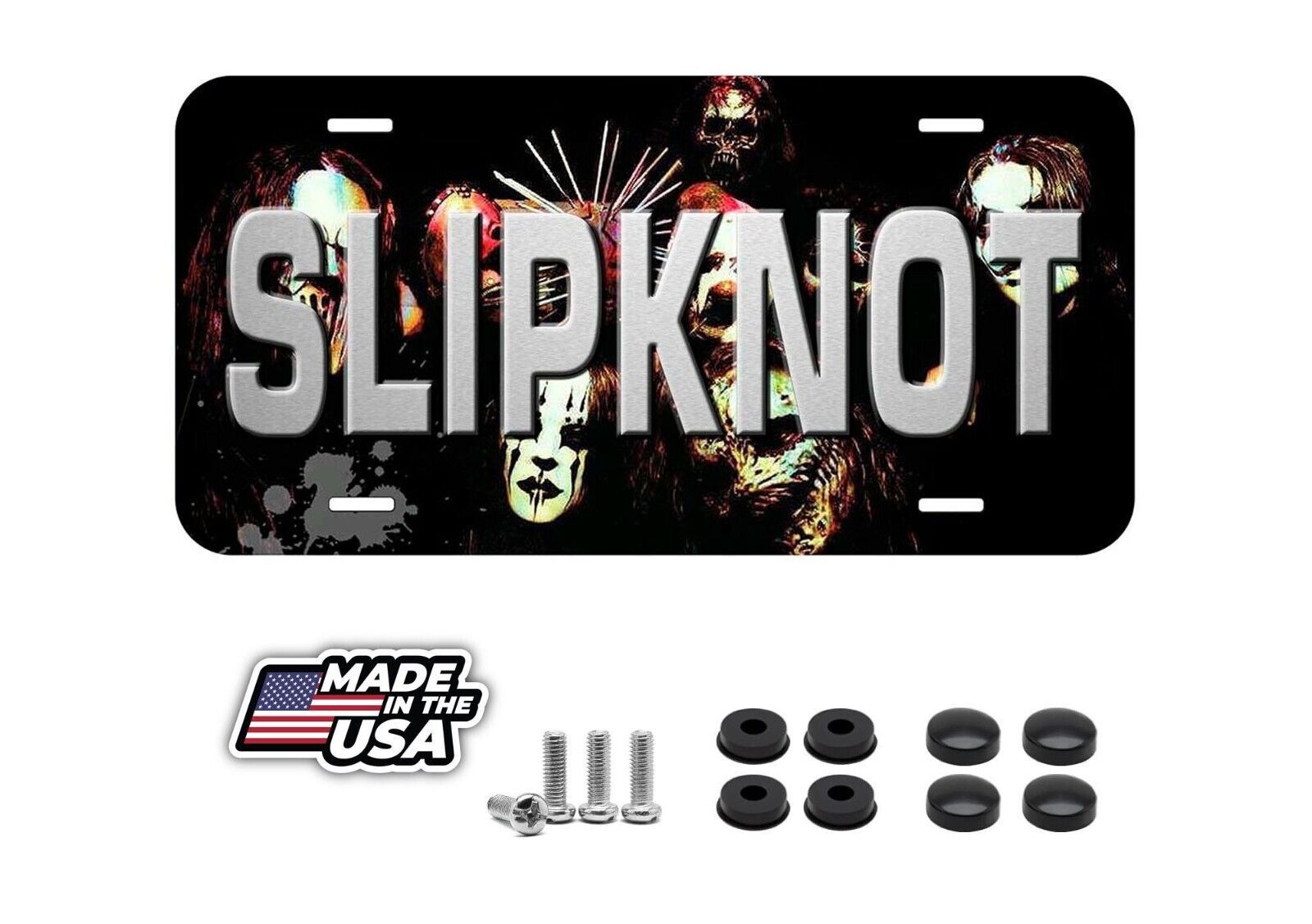 Slipknot Aluminum Novelty Tag Car License Plate – License Plate Frame
